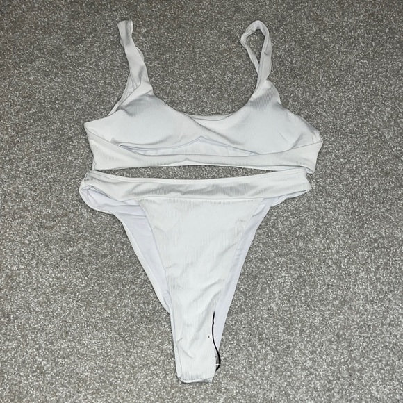 SHEIN | Swim | Shein Large White Bathing Suit New | Poshmark